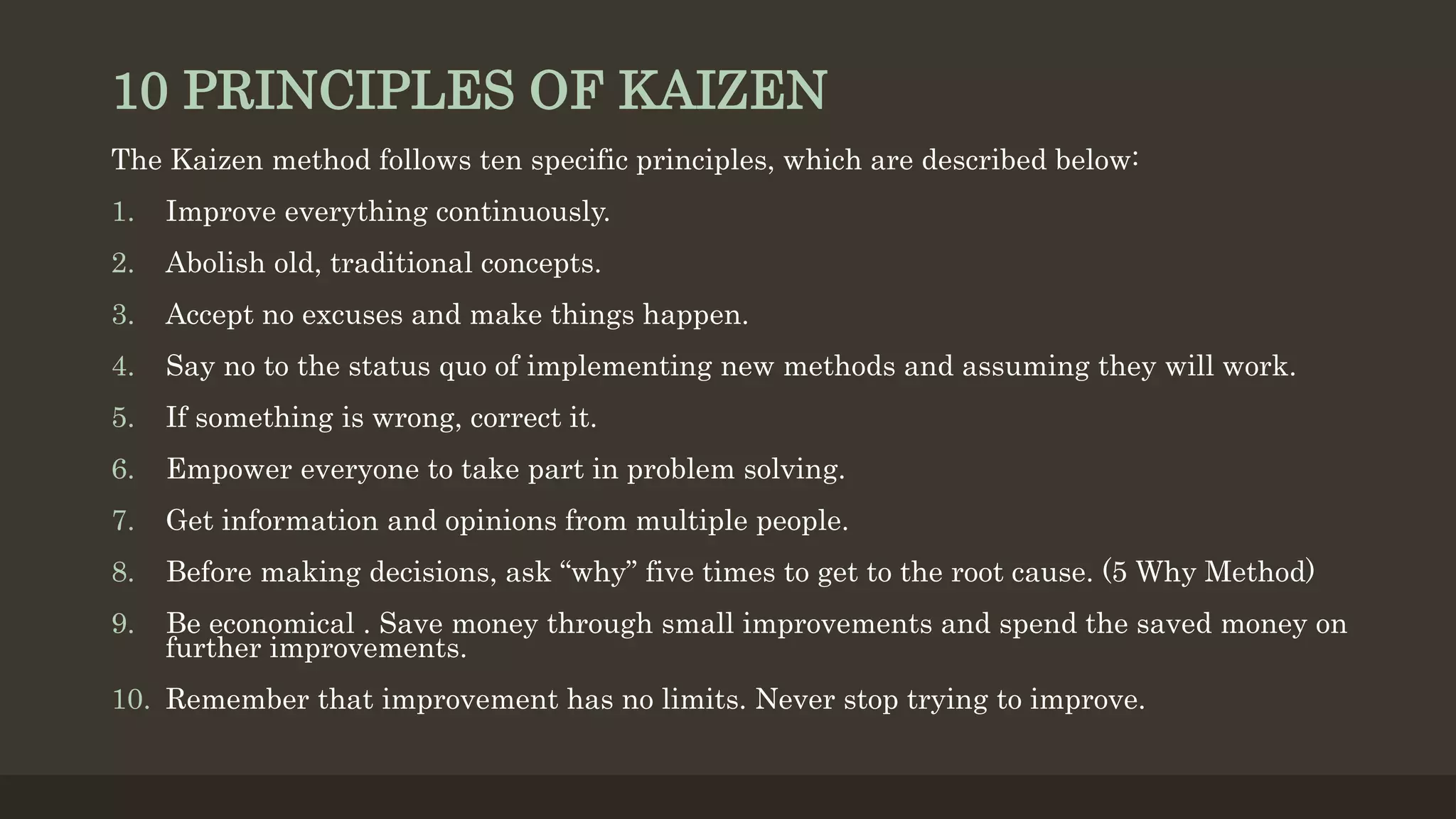 Kaizen | PPTX