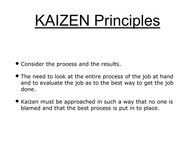 Lean Management - Kaizen Implementation | PPTX