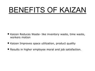 Lean Management - Kaizen Implementation | PPTX