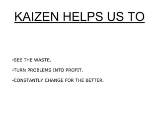 Lean Management - Kaizen Implementation | PPTX