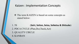 Kaizen | PPT