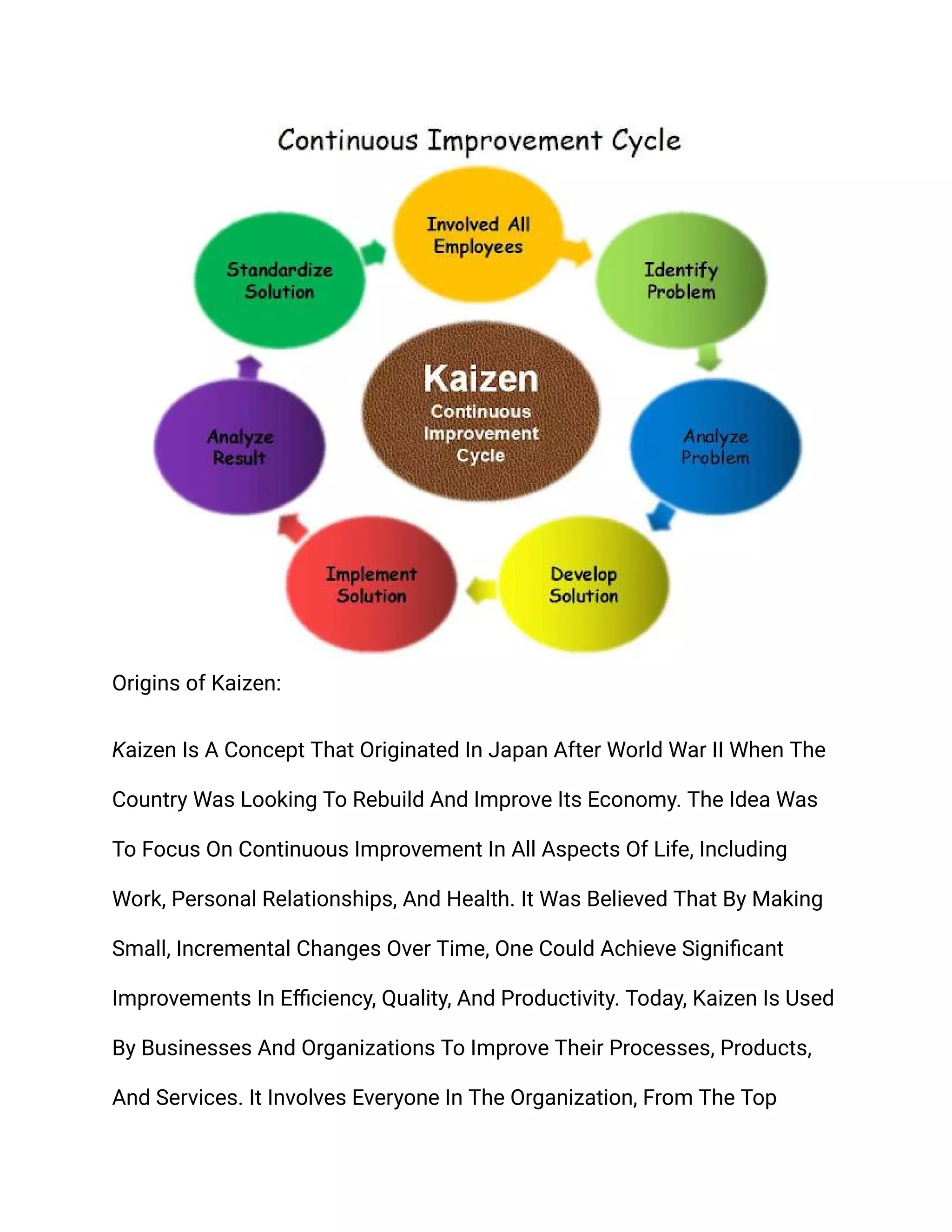 Kaizen.pdf | Business Administration | Business