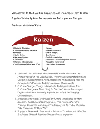 Kaizen.pdf | Business Administration | Business