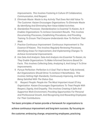 Kaizen.pdf | Business Administration | Business