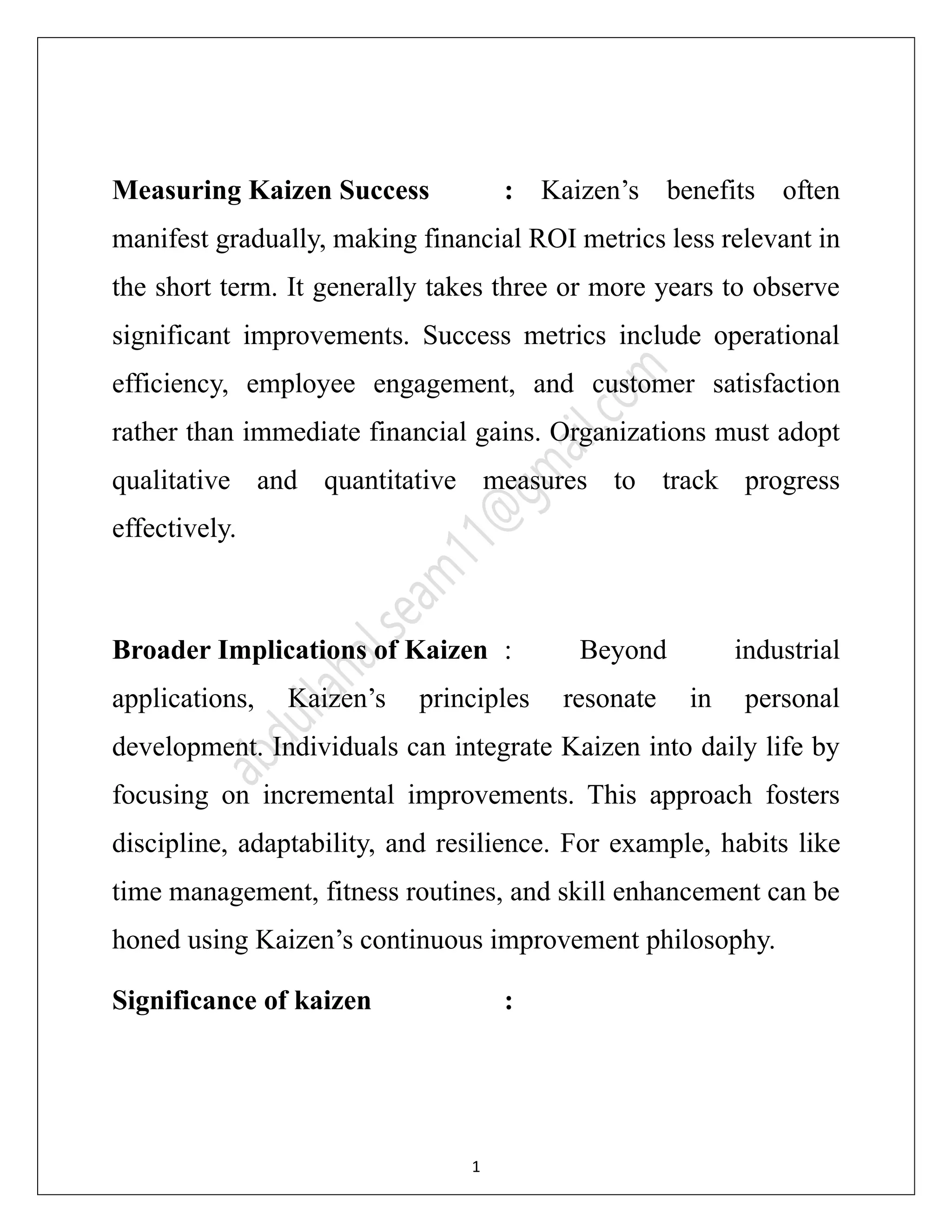 Kaizen and Continuous Improvement...pdf