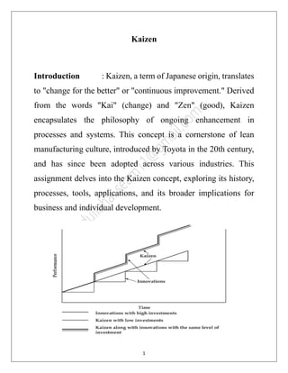 Kaizen and Continuous Improvement...pdf