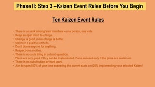 Kaizen is a continuous improvement process | PPTX
