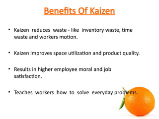 Kaizen is a core principle of Quality Management.pptx