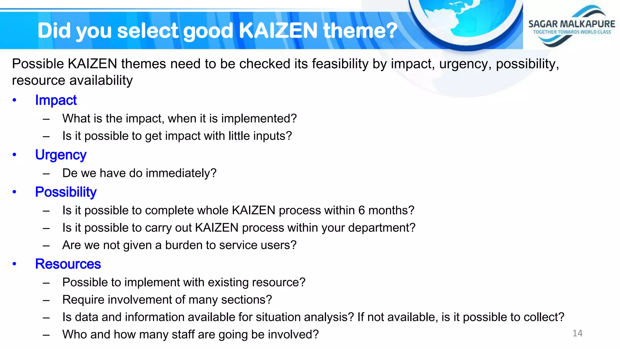 Kaizen - A continuous improvement | PDF