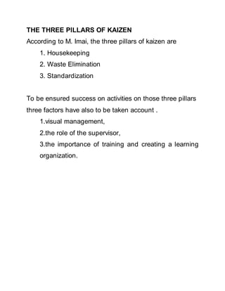 Kaizen | DOCX