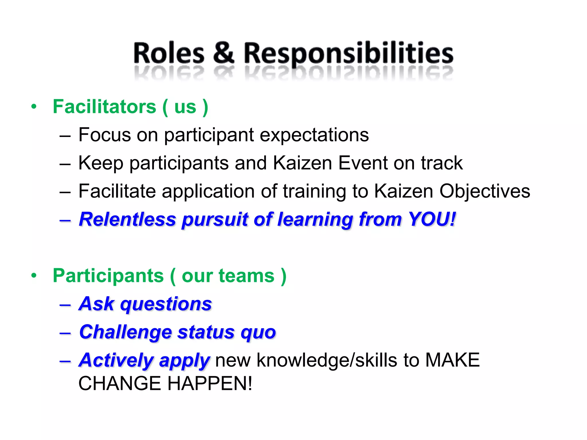 Kaizen 101 Continuous improvement | PPTX | Business | Business and Finance