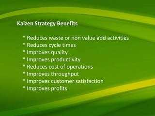 Kaizen1 | PPT | Human Resources | Business