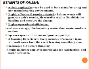 kaizen for productivity improvement .ppt