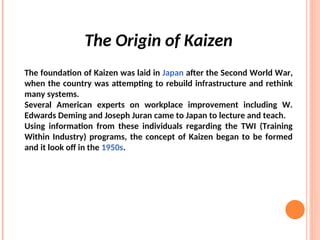 kaizen for productivity improvement .ppt