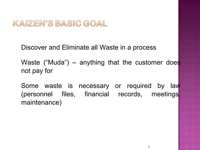 Kaizen+5s model | PPT