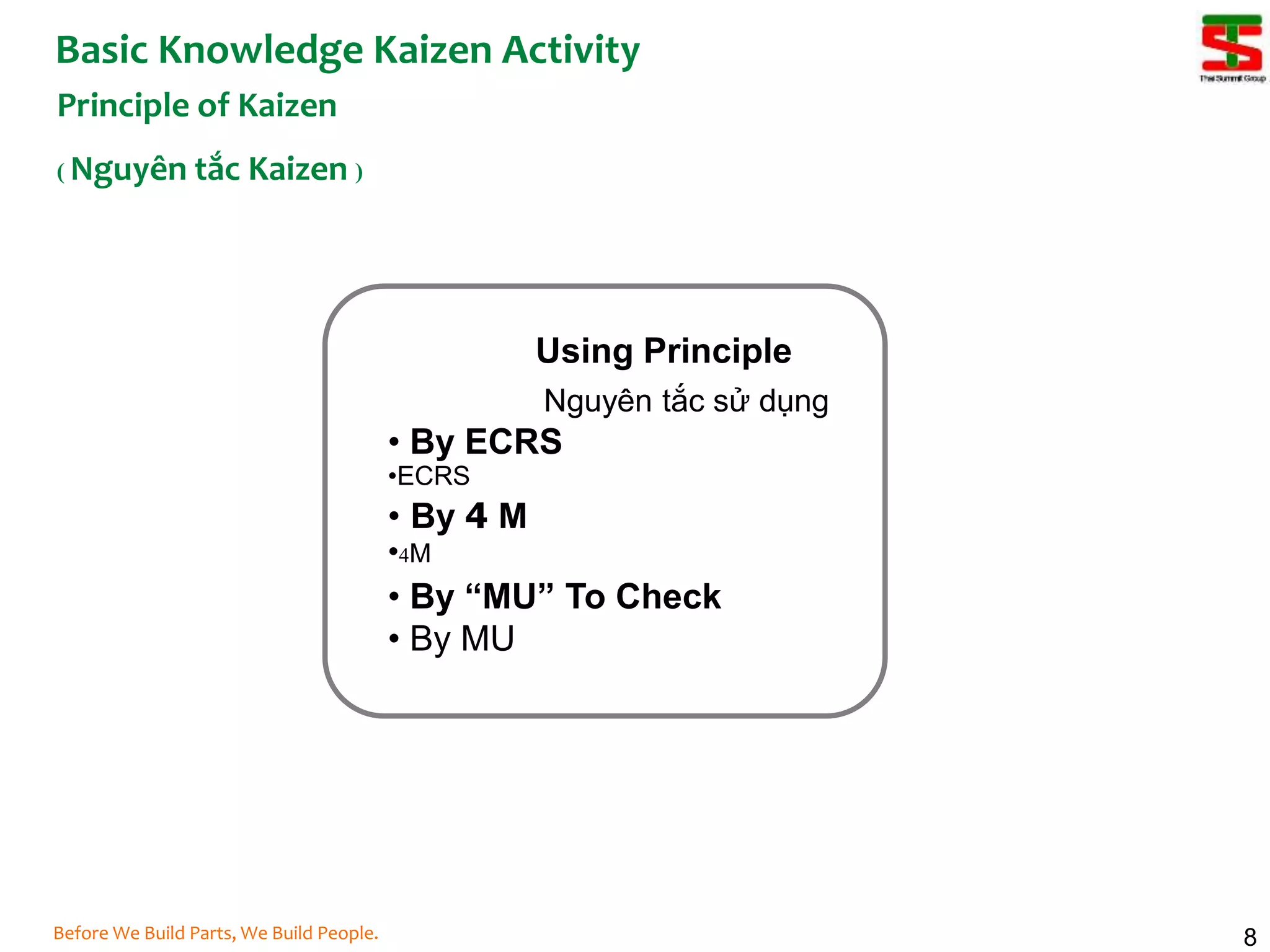 Kaizen activity | PPTX