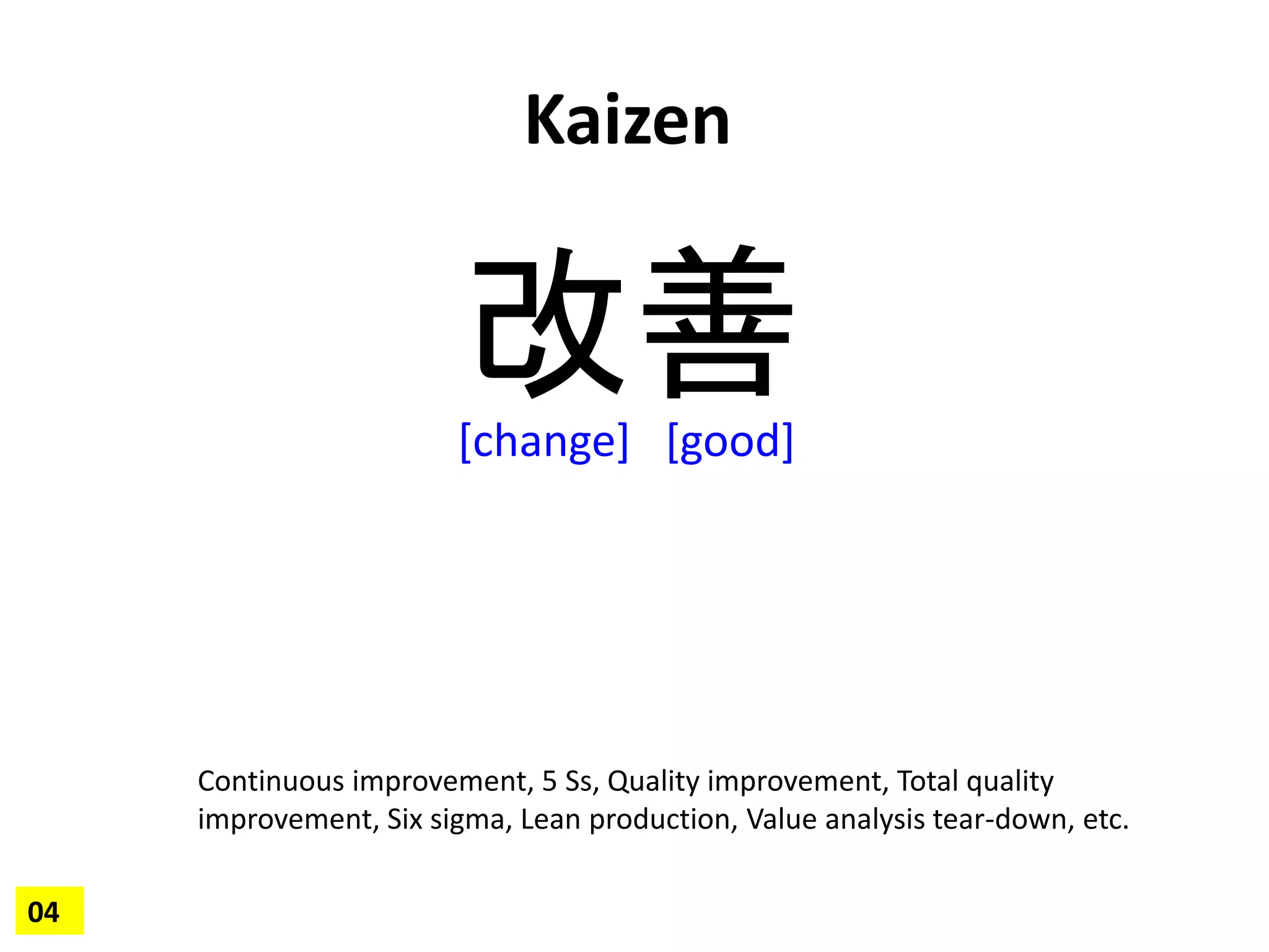 Kaizen approach to teaching | PPTX