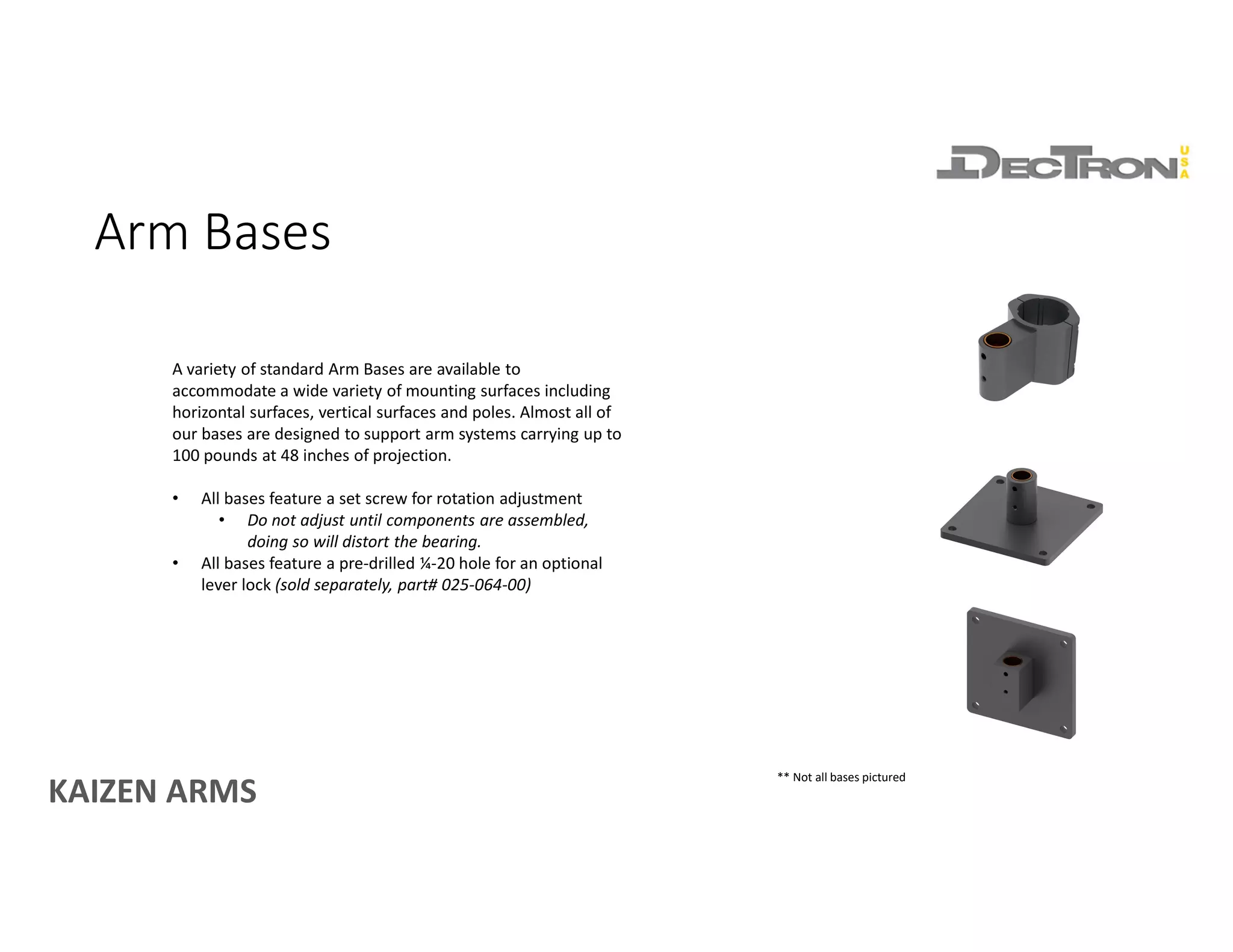 Introduction to Dectron Modular Ergonomic Kaizen Arms | PDF