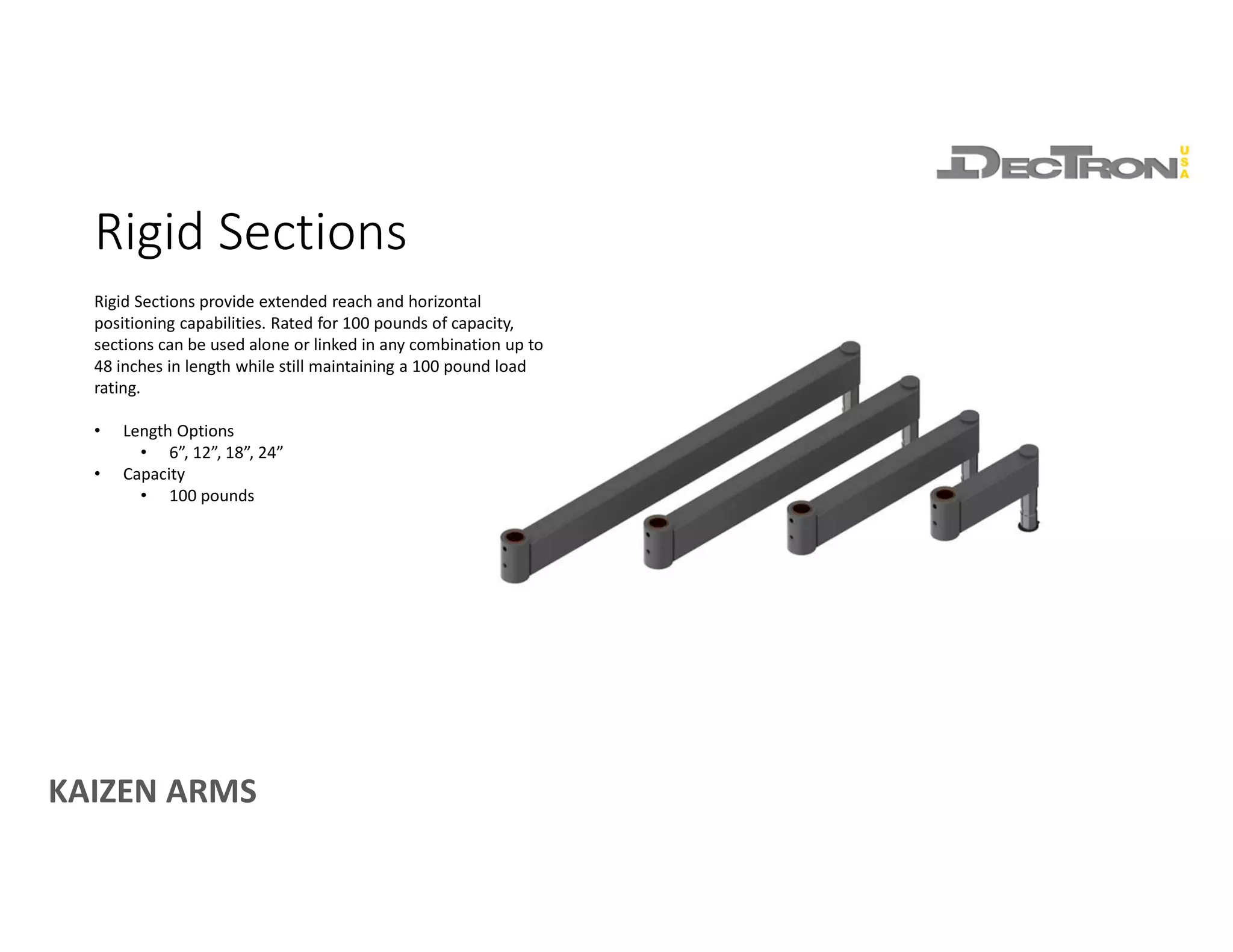 Introduction to Dectron Modular Ergonomic Kaizen Arms | PDF
