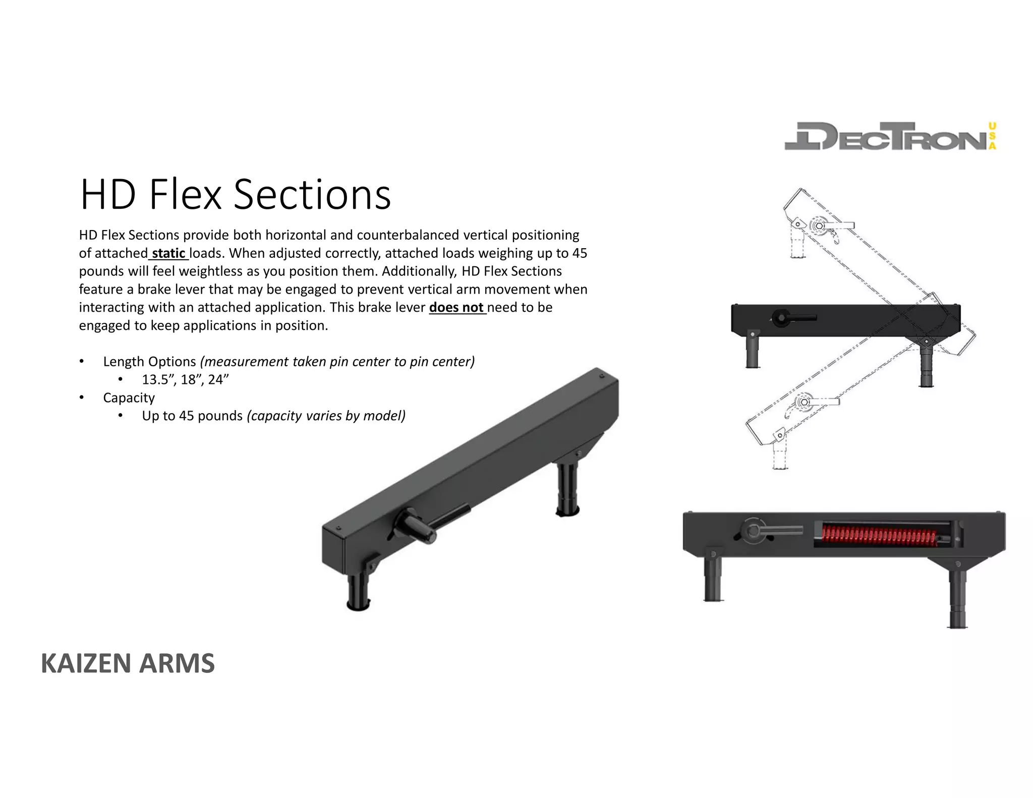 Introduction to Dectron Modular Ergonomic Kaizen Arms | PDF
