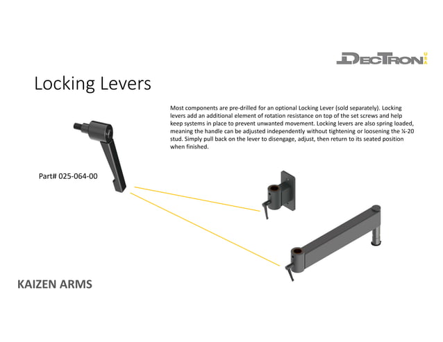 Introduction to Dectron Modular Ergonomic Kaizen Arms | PPT