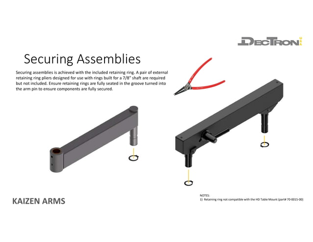 Introduction to Dectron Modular Ergonomic Kaizen Arms | PPT