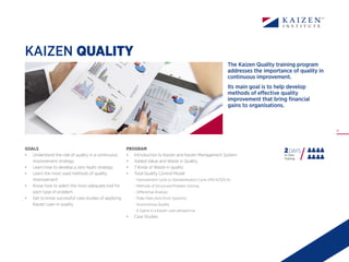 Kaizen college brochure 2016 en | PDF