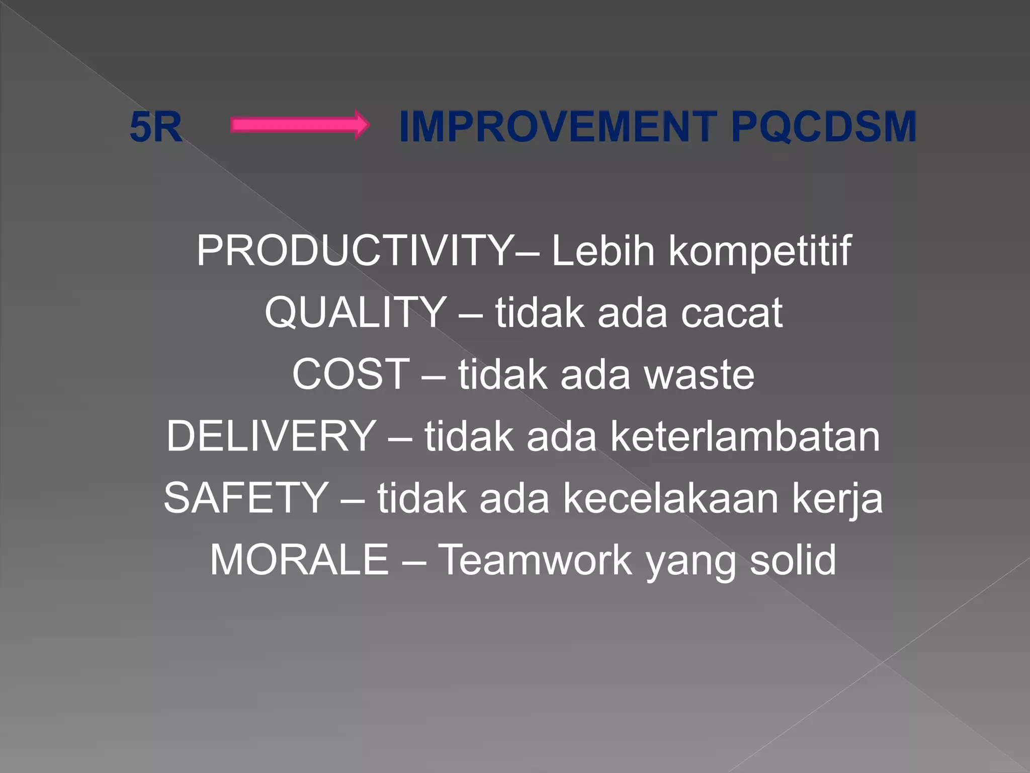 Kaizen untuk 5R | PPTX
