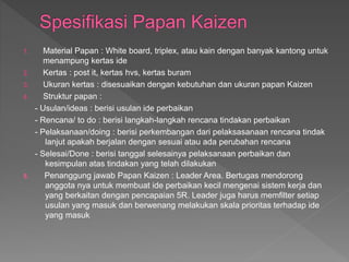 Kaizen untuk 5R | PPTX
