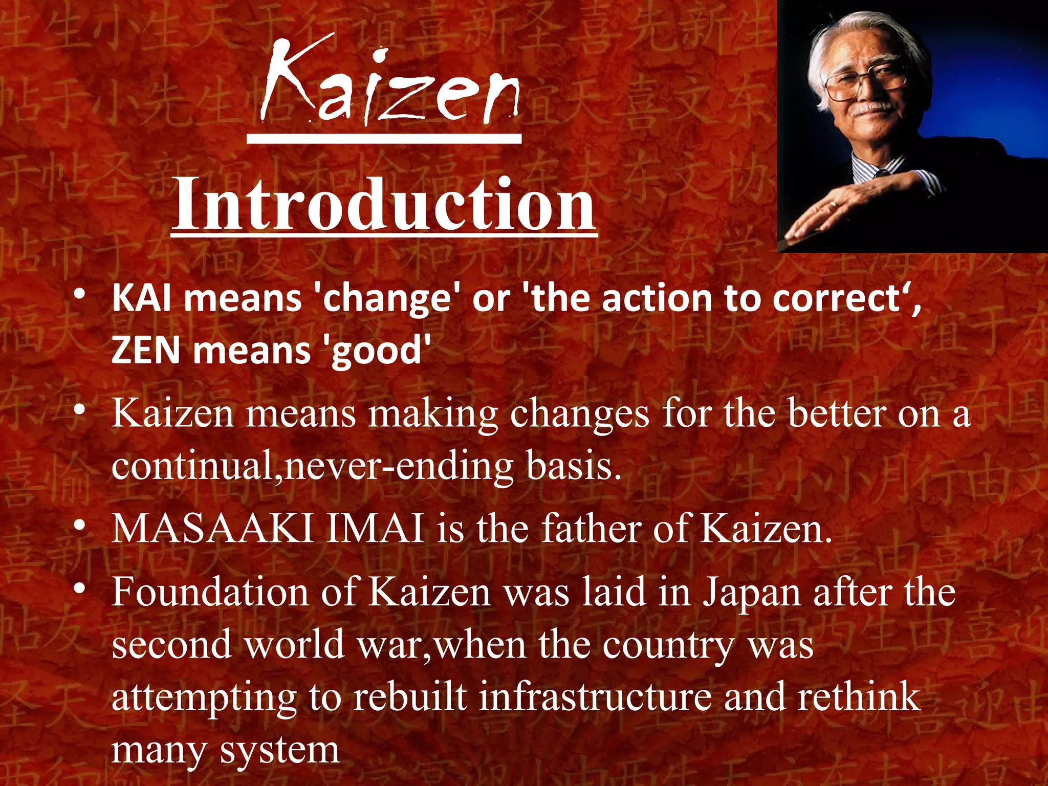 KAIZEN BY RAIJUL HAQUE | PPT | Business | Business and Finance