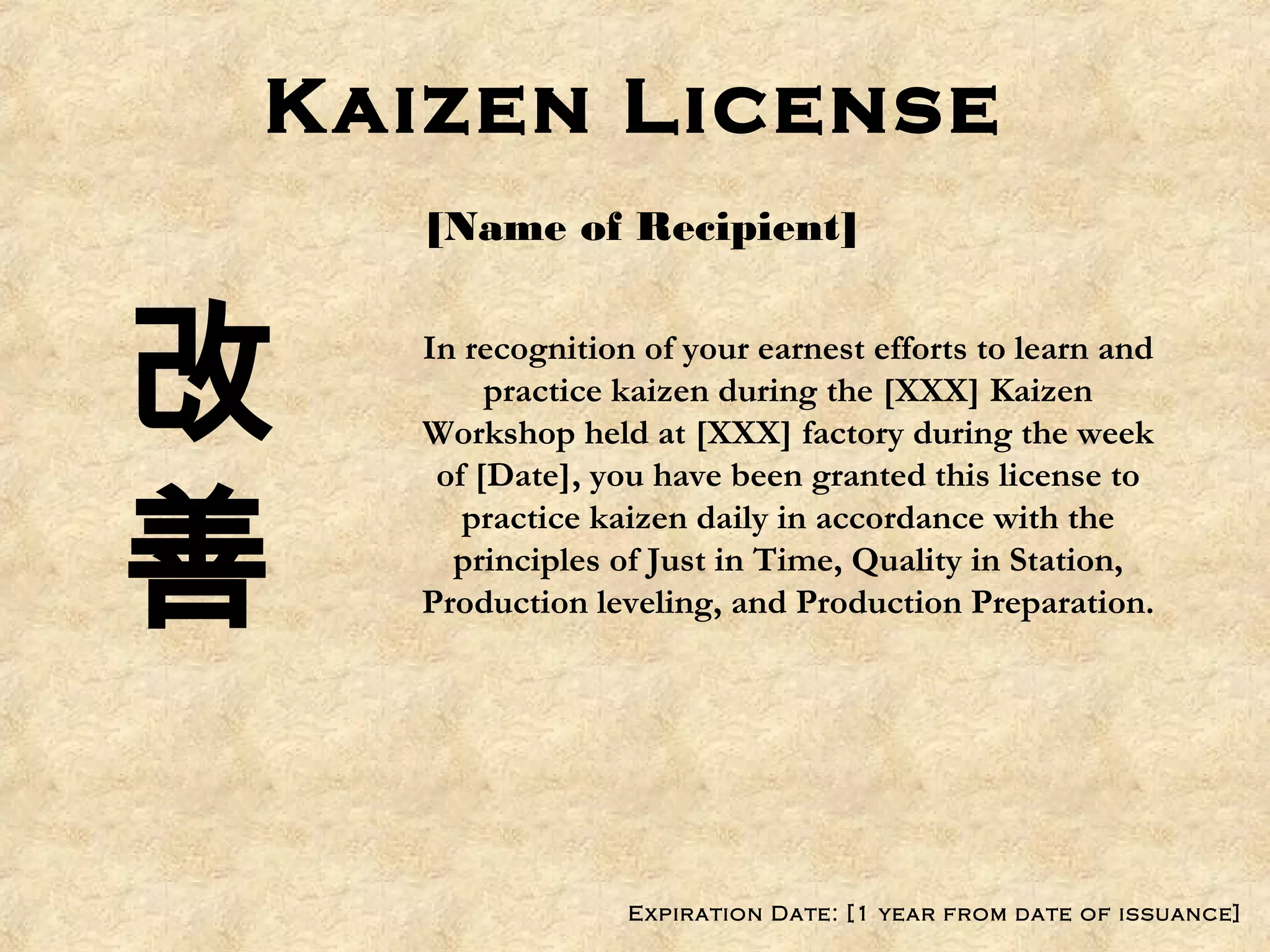Kaizen forms xls | PPT