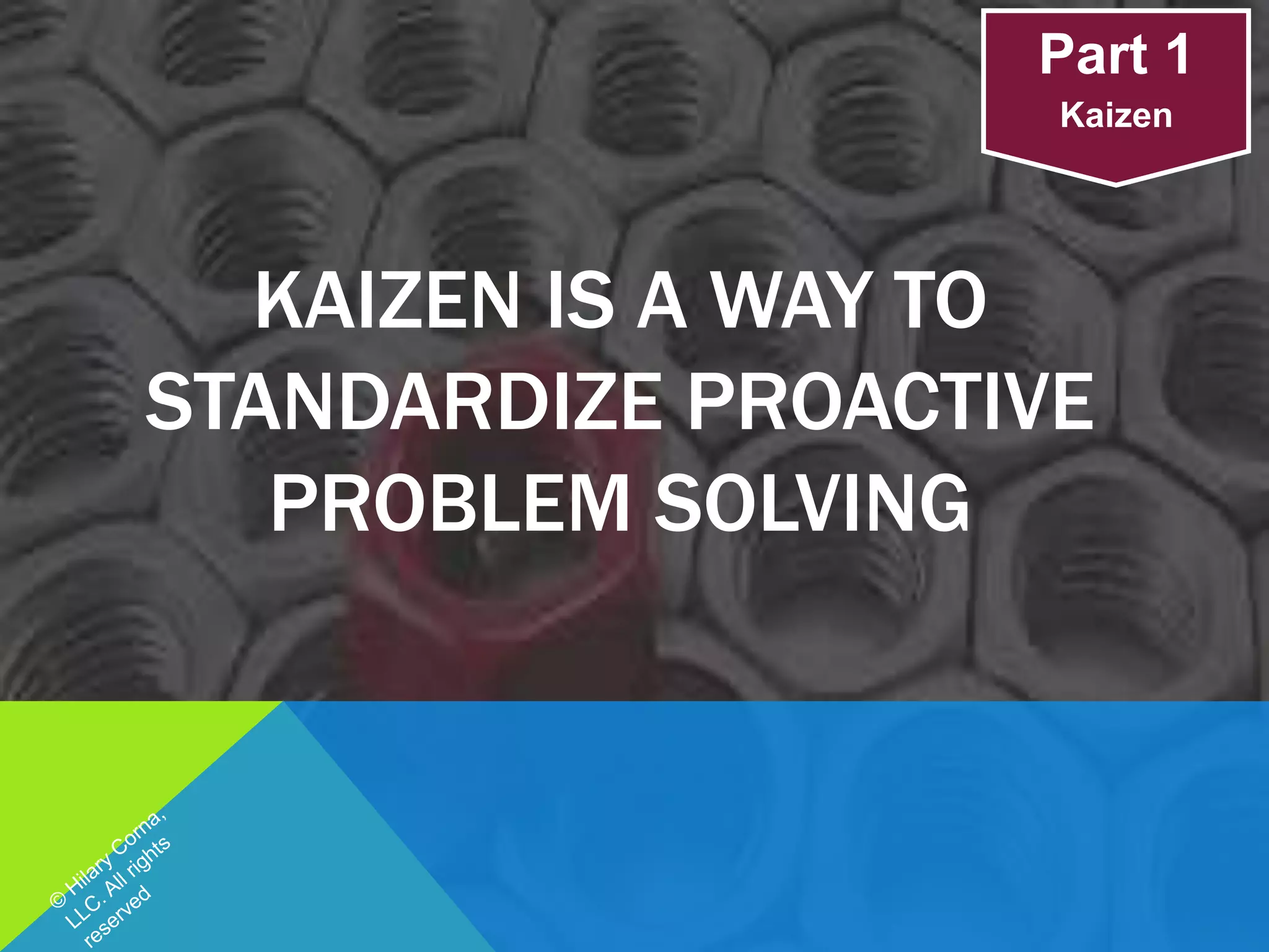 Kaizen for the Retail and POS Industry | PPTX