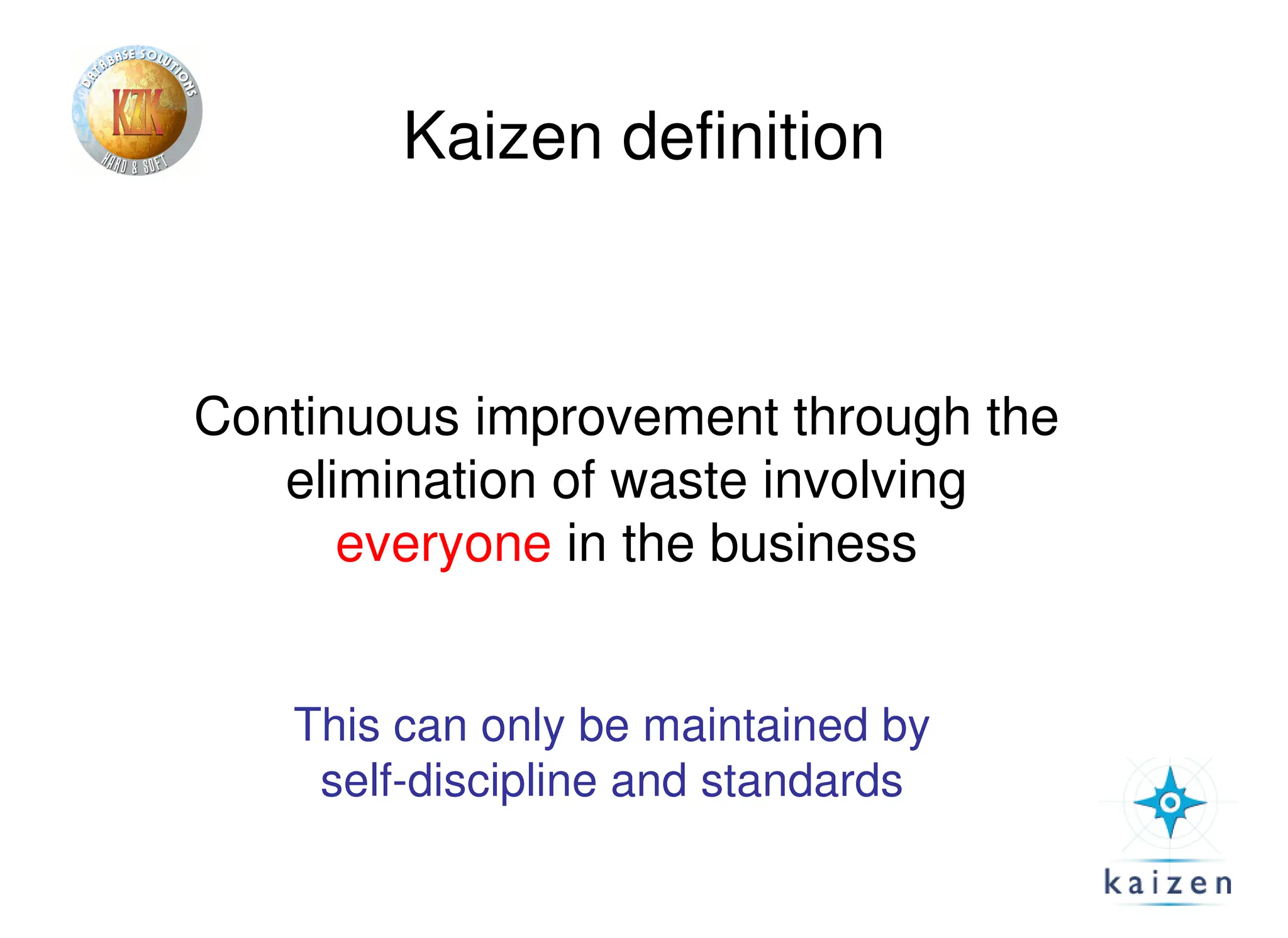 kaizen introduction for all kaizen introduction for all | PPT