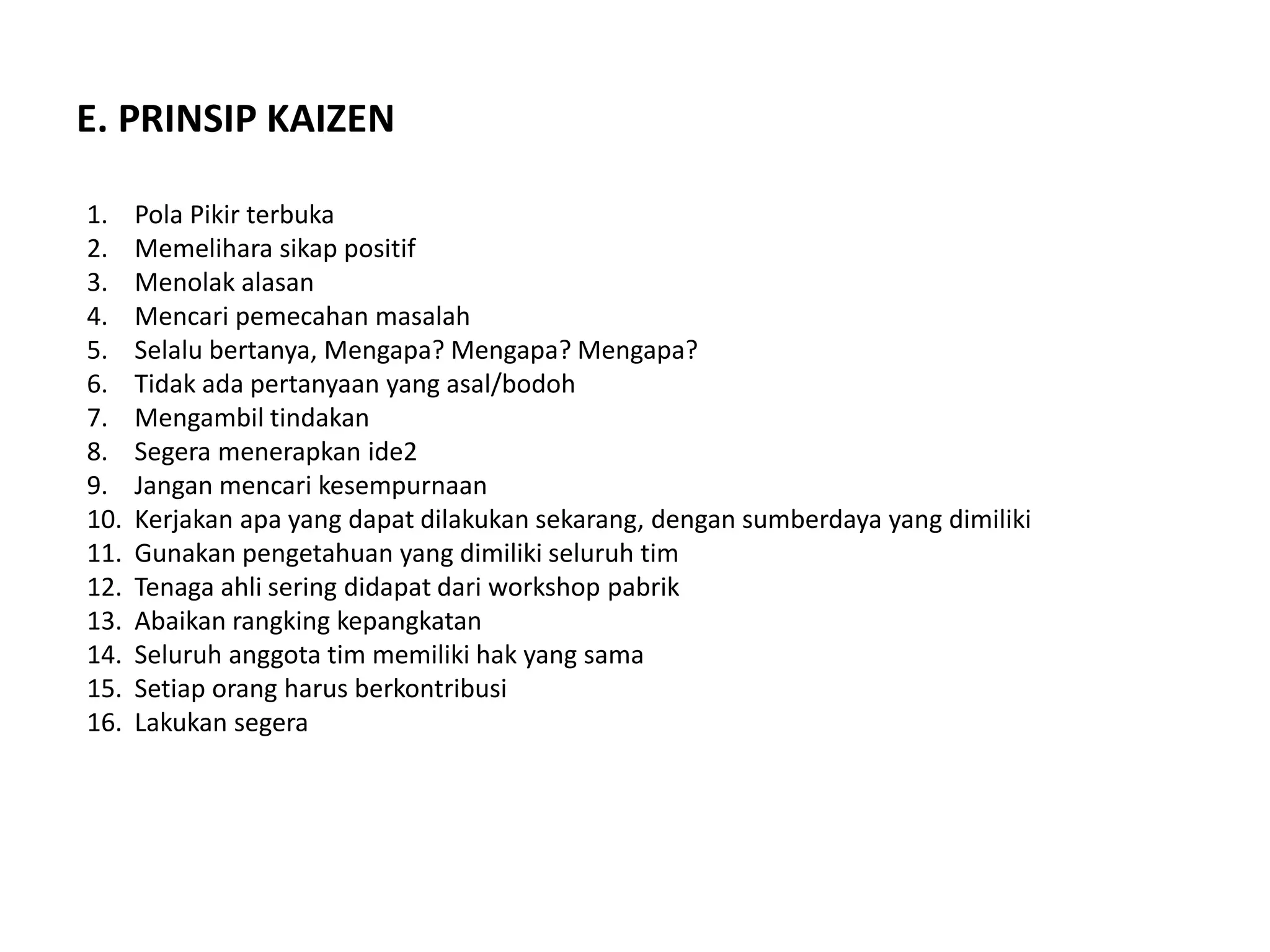 Kaizen janu 23 juli 2014 | PPTX