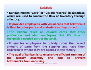 Kaizen & kanban | PDF | Logistics | Business