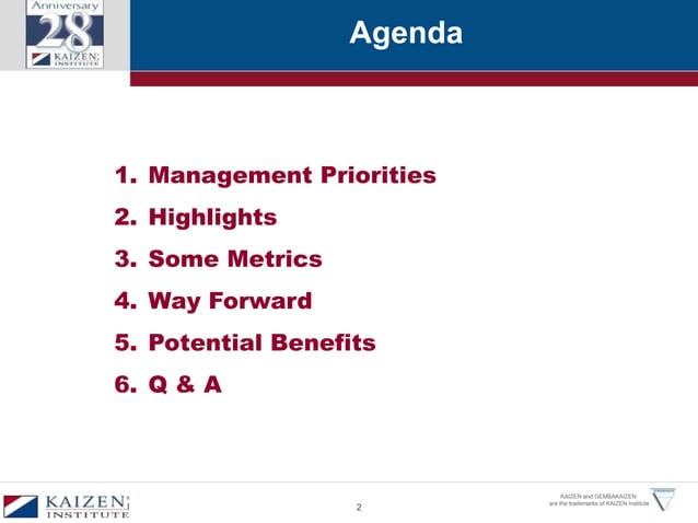 Kaizen Lean Assessment Audit | PPT