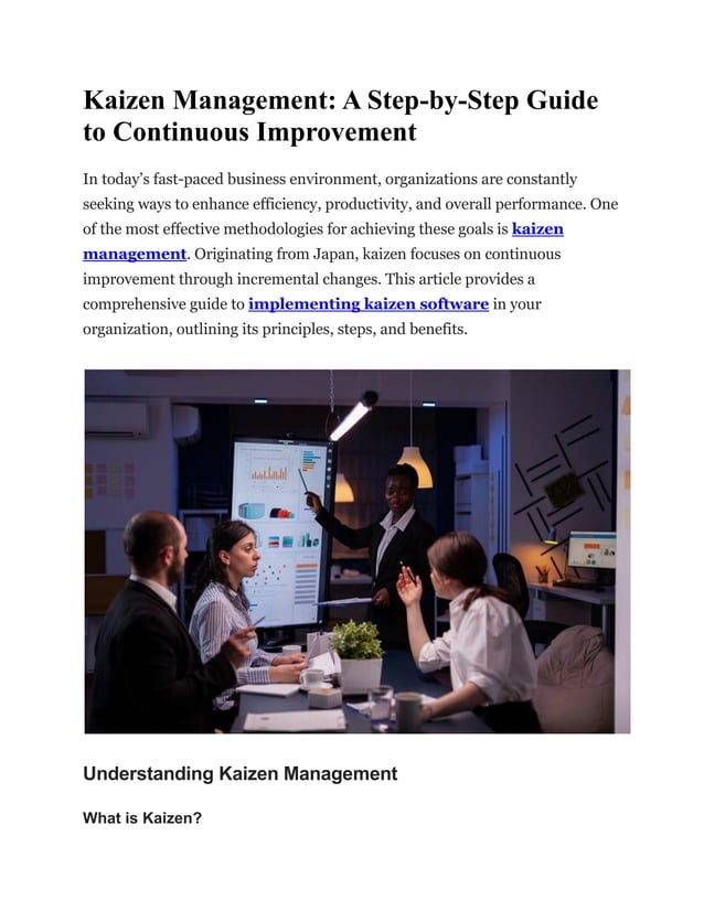 Kaizen Management_ A Step-by-Step Guide to Continuous Improvement.pdf