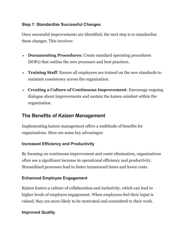 Kaizen Management_ A Step-by-Step Guide to Continuous Improvement.pdf