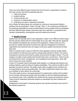 Kaizen | PDF