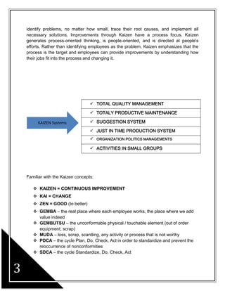 Kaizen | PDF