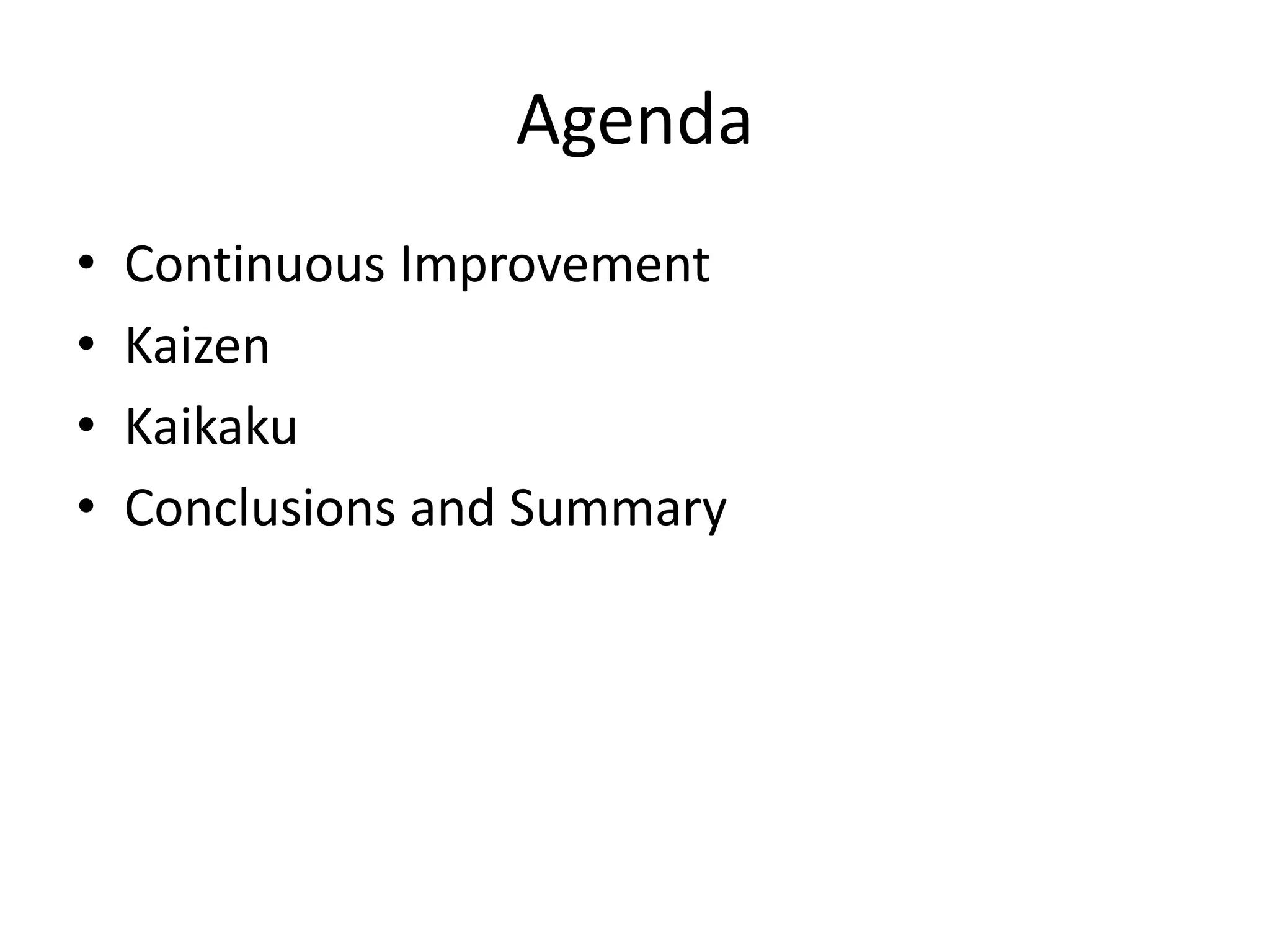 Kaizen or Kaikaku | PPTX