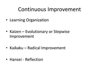 Kaizen or Kaikaku | PPTX