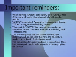 Kaizen philosopy | PPT