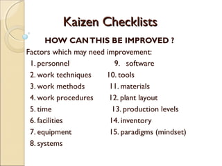 Kaizen | PPT