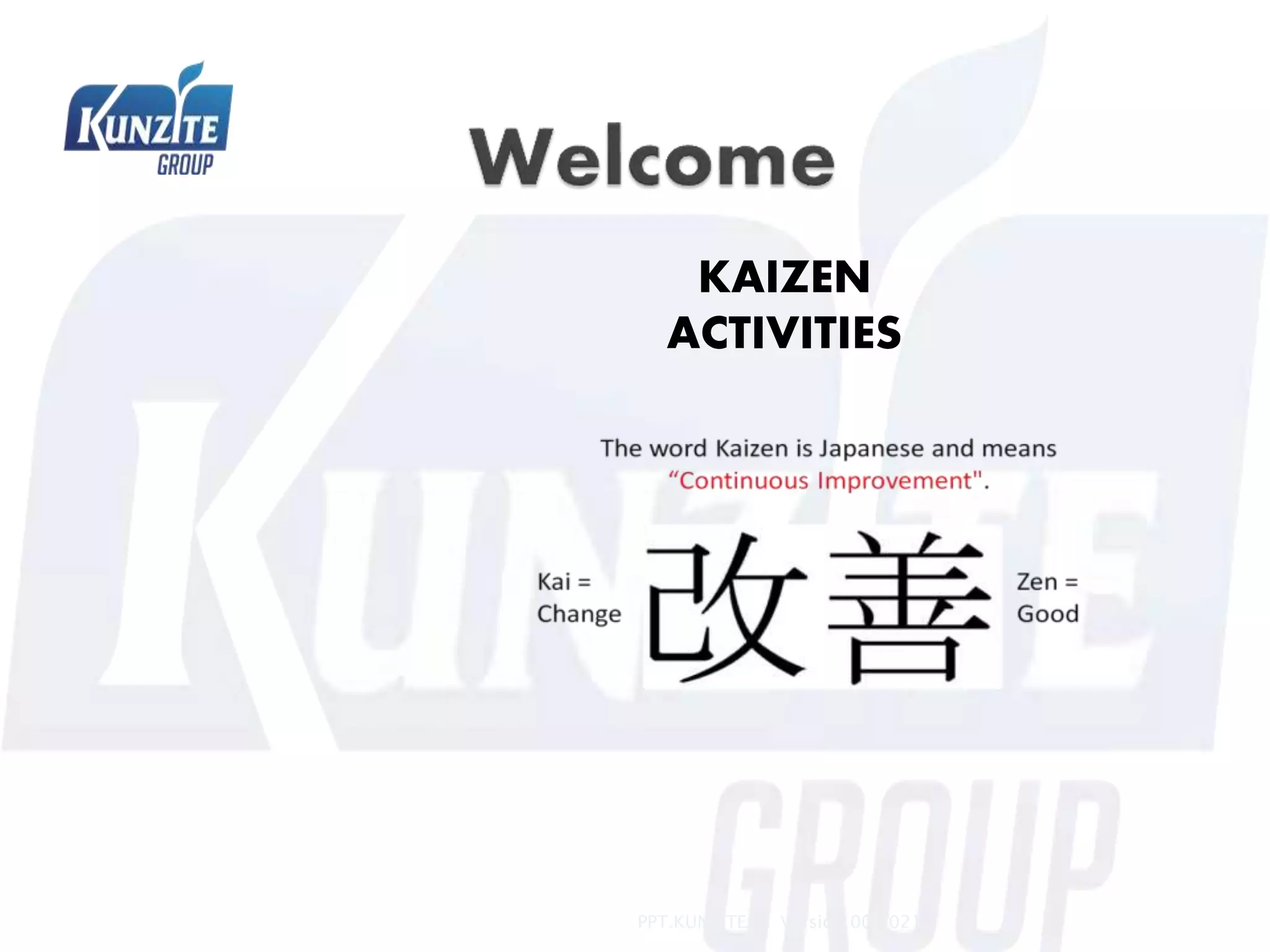 kaizen Activities PPT | PPTX