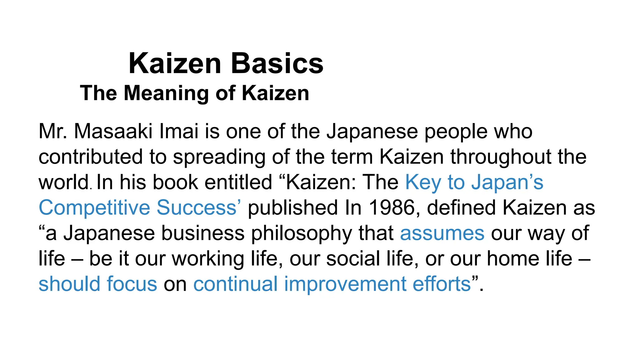 kaizen and Kaizen basics ppt LG 1 night.pptx. | PPT