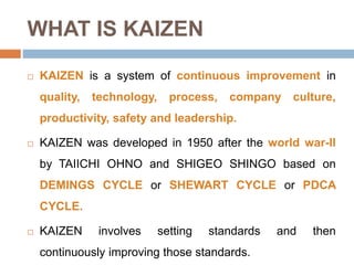 Kaizen | PPTX