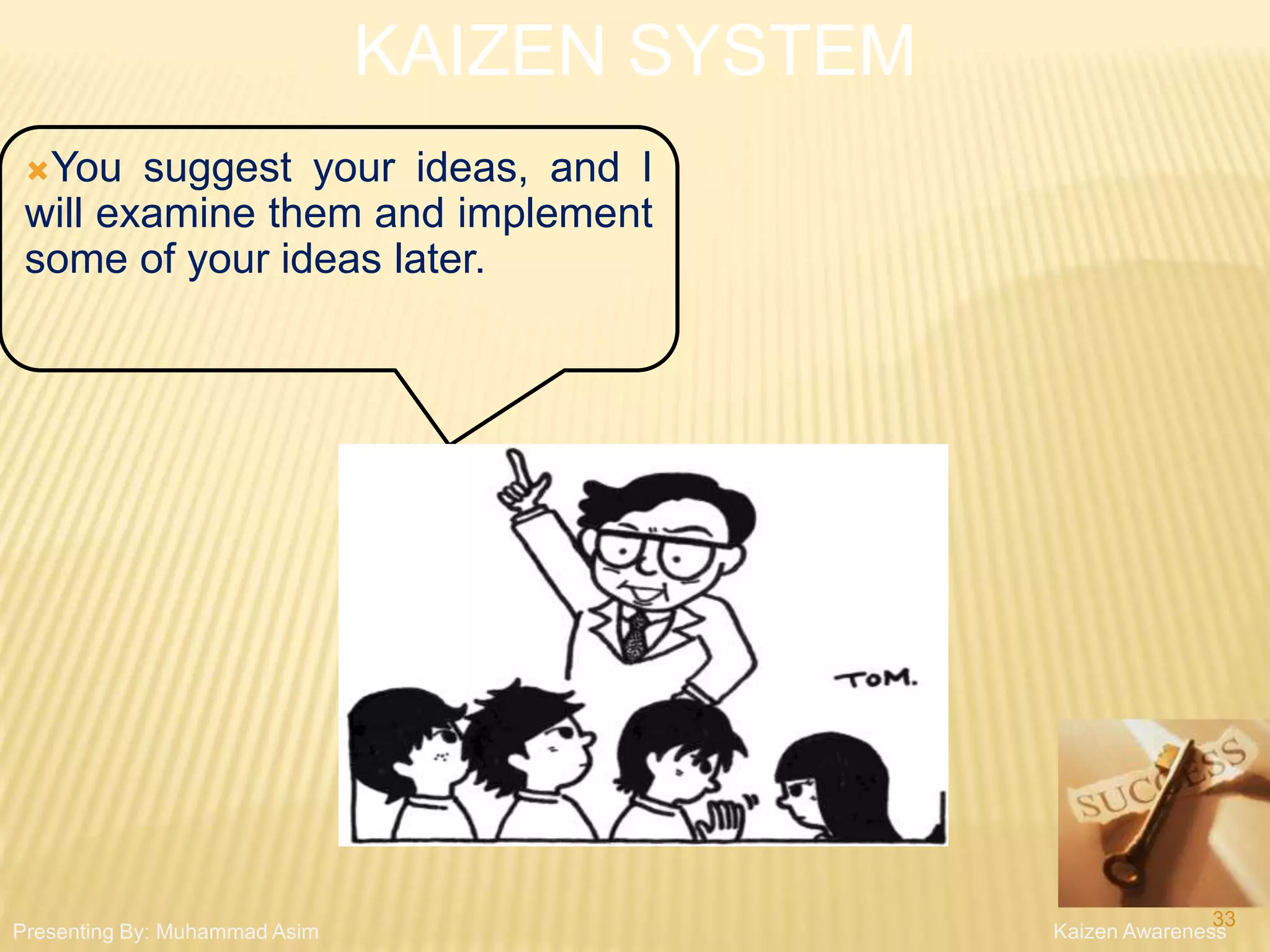 Kaizen presentation for garments | PPTX