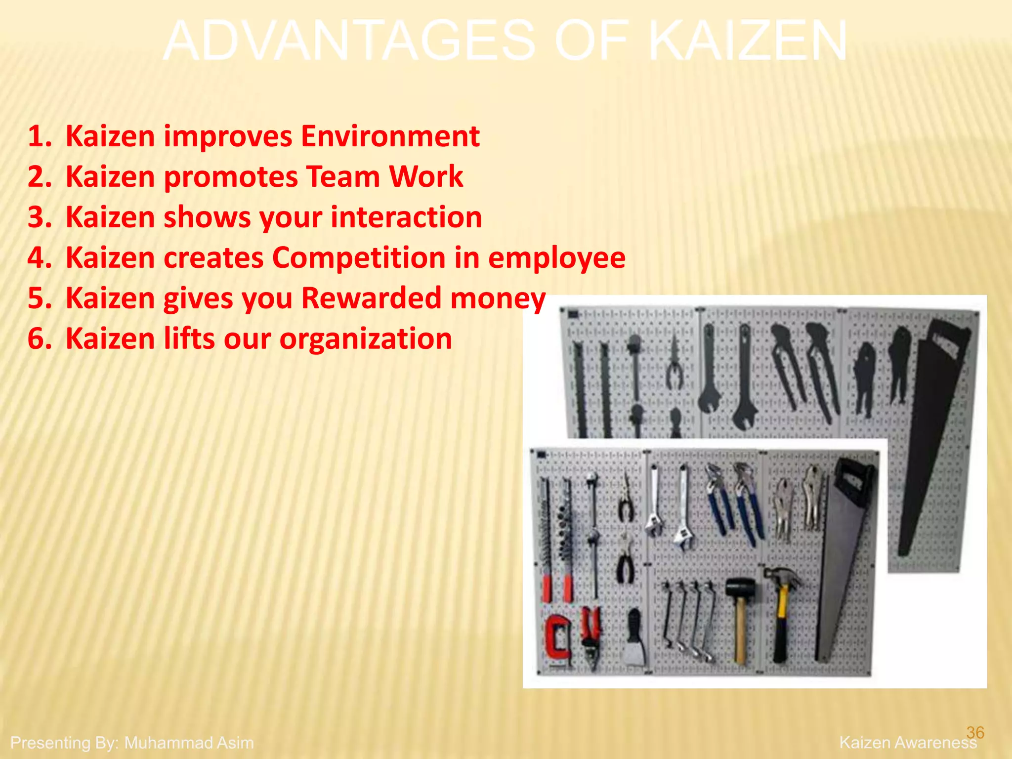 Kaizen presentation for garments | PPTX