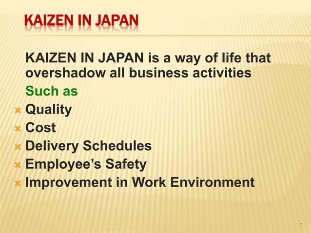 Kaizen presentation for garments | PPTX | Resume Writing and Advice | Job Search